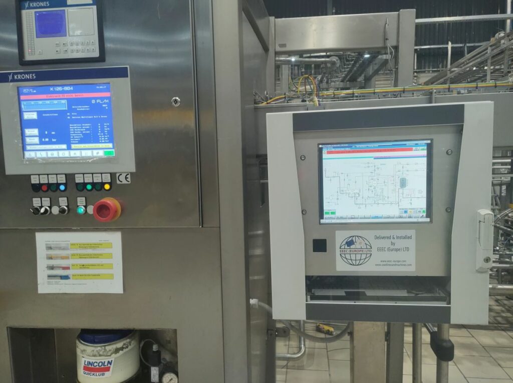 Parallel KRONES Mixer Operation Panel Supplied and Programmed by EEEC ...